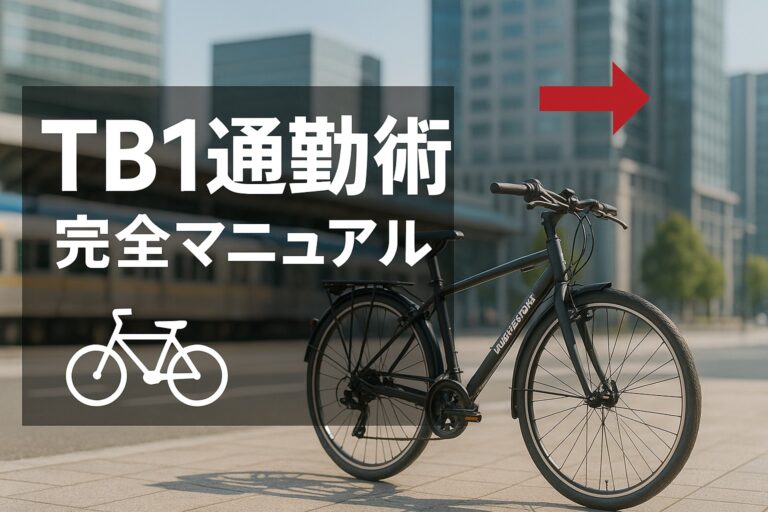 通勤・通学クロスバイクの王道！ブリヂストン「TB1」ってのはこういうモンだコノヤロウ！ - Fun Ride Hub 楽しむロードバイク情報